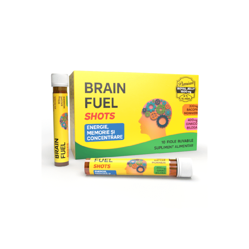 Brain Fuel Shots 10 Fiole, Justin Phrma | Naturemedies